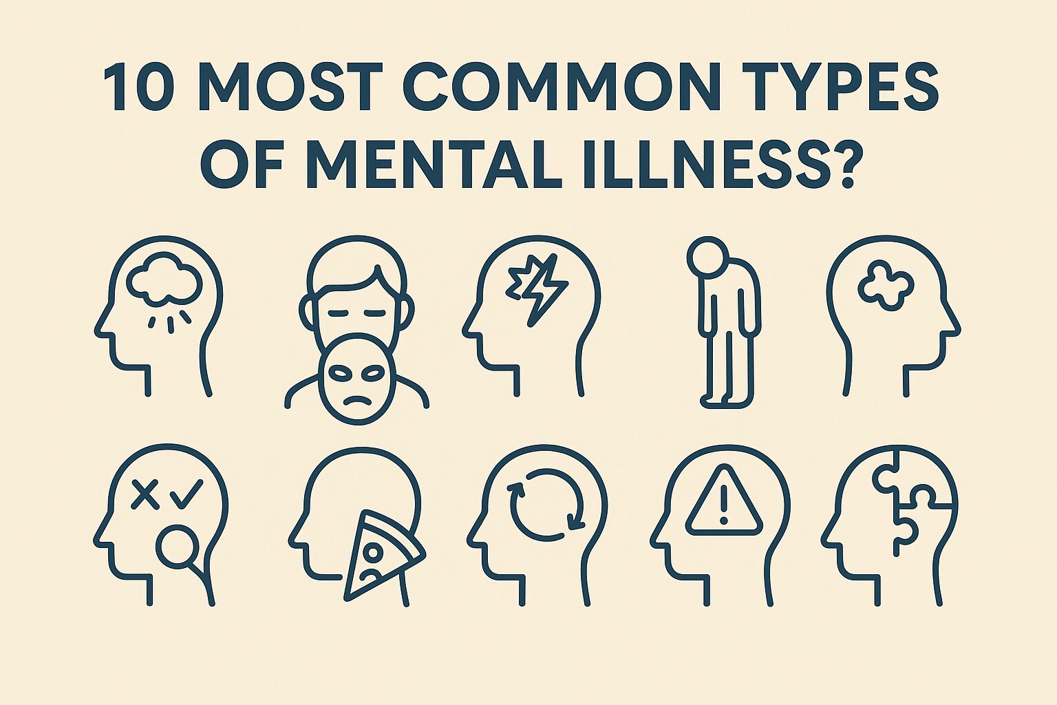 What Are the 10 Most Common Types of Mental Illness? A Beginner's Guide with Examples - Mental ...