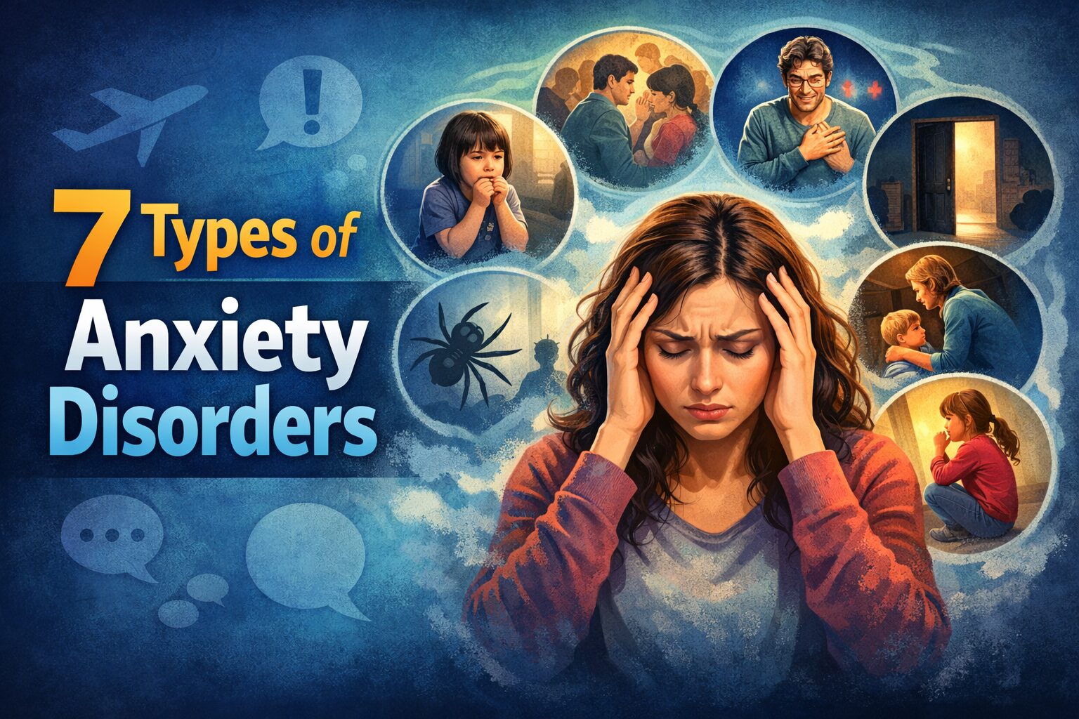 What are the 7 types of anxiety disorders? - The Mental Health Blogger