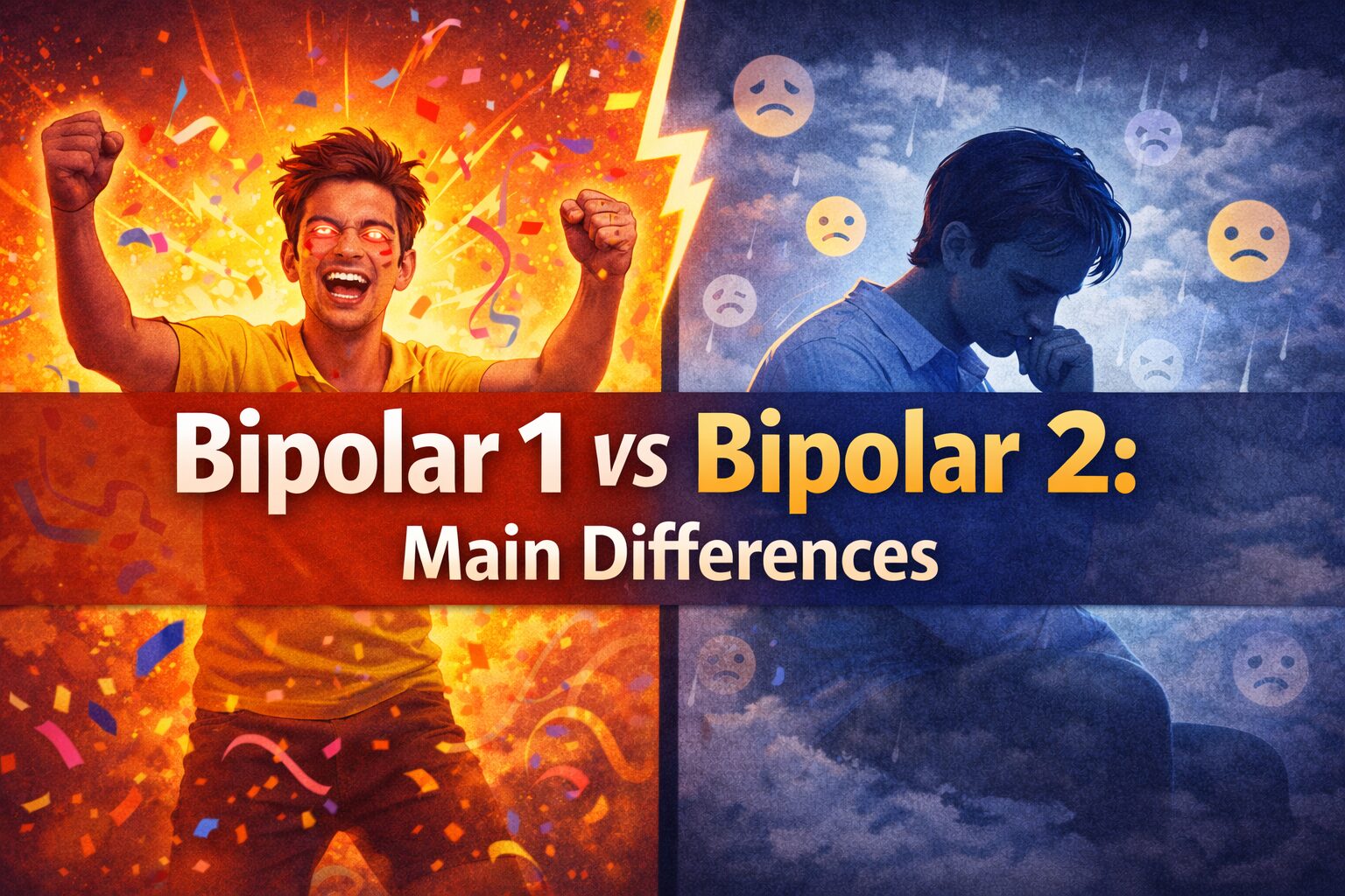 Bipolar 1 vs Bipolar 2: Main Differences in Mania Symptoms - Mental ...
